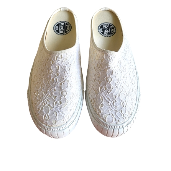 Keds | Shoes | Keds Crochet Mule Slipon Whiteoffwhite Slides Size 75 ...